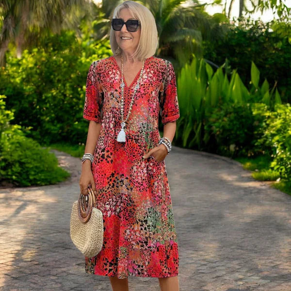 CASSANDRA | FLOWING BOHO DRESS